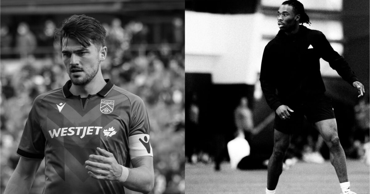 Canadian Professional Soccer Players Charlie Trafford and Sam Adekugbe ...